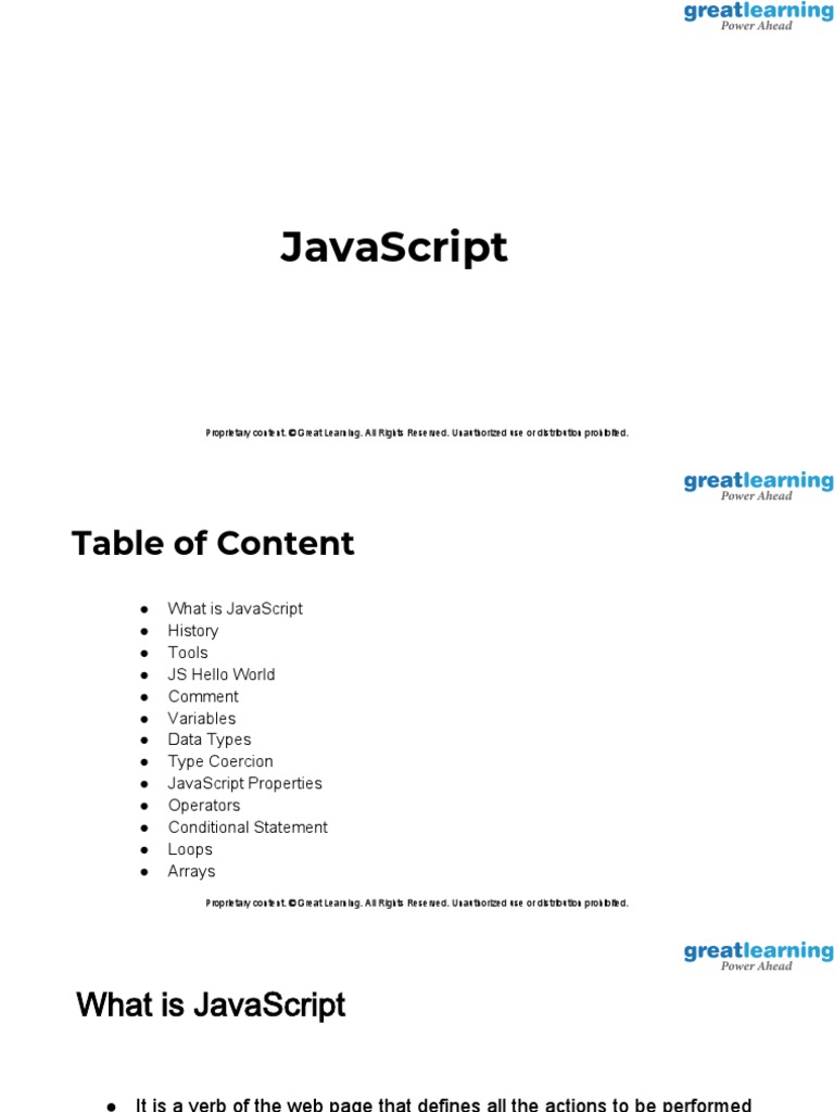 JavaScript in Hindi GLA | PDF | Java Script | Variable (Computer Science)