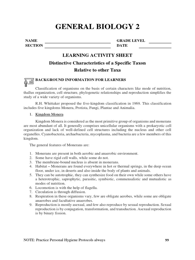 General Biology 2 LAS Quarter 3 Week 7 8 | PDF | Plants | Cell (Biology)