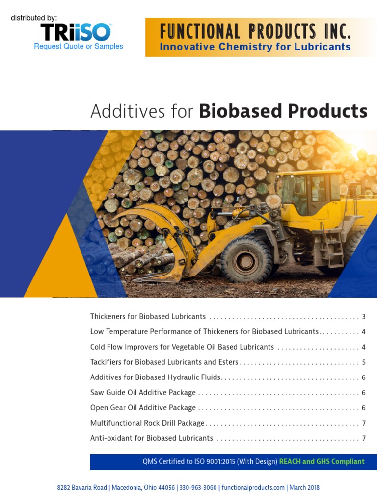 Functional Products Inc.: Additives For Biobased Products | Download ...