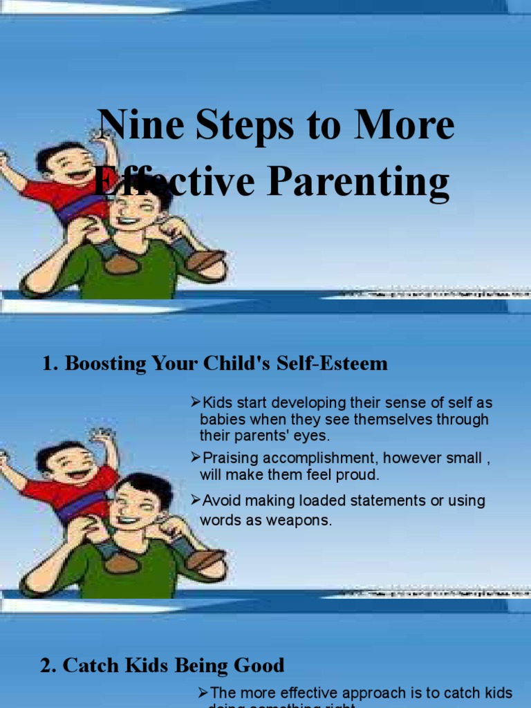 Nine Steps To More Effective Parenting | PDF | Relationships | Parenting