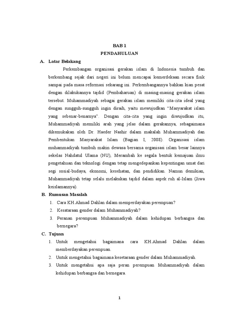 Makalah Pemberdayaan Perempuan Aik | PDF