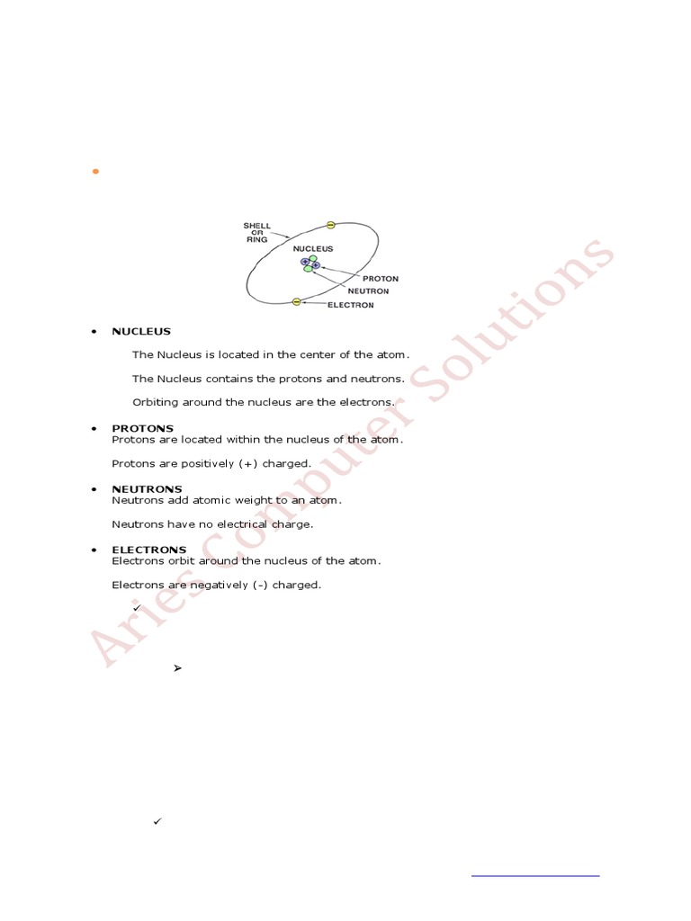 Basic Electronics: The Atom | Download Free PDF | Logic Gate | Atomic ...