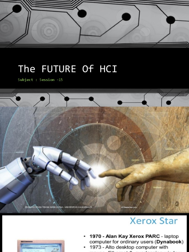 The Future of Hci | PDF | Human–Computer Interaction | Graphical User Interfaces