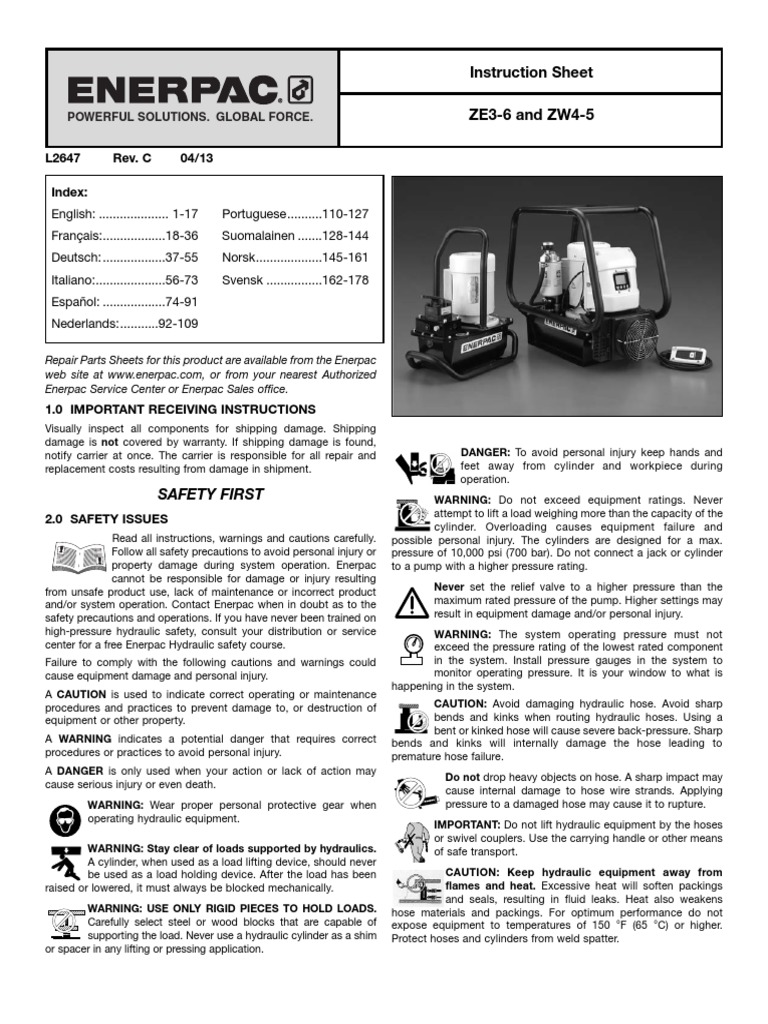 ZE5 Manual | PDF | Pump | Valve