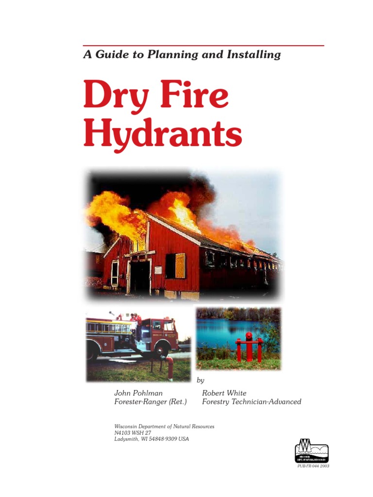 Dry Fire Hydrants: A Guide To Planning and Installing | PDF | Pipe (Fluid Conveyance) | Pump