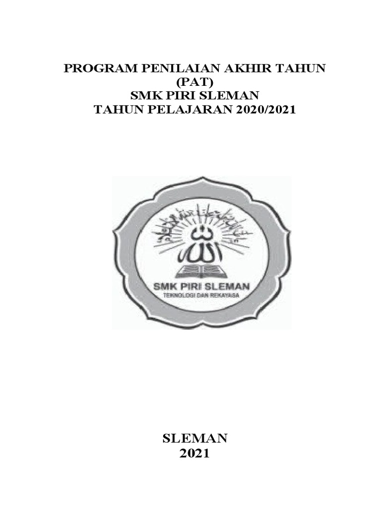 LAPORAN PAT Genap 2021 | PDF