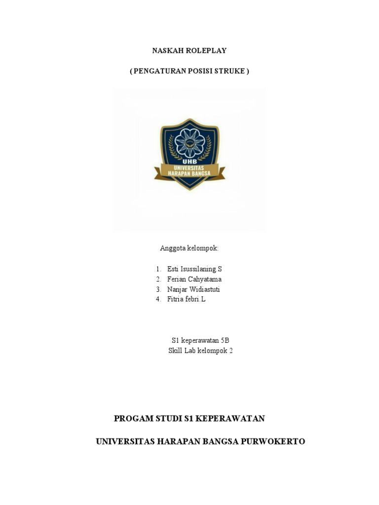 Pengaturan Posisi Stroke (Skill Lab Kel 2) | PDF