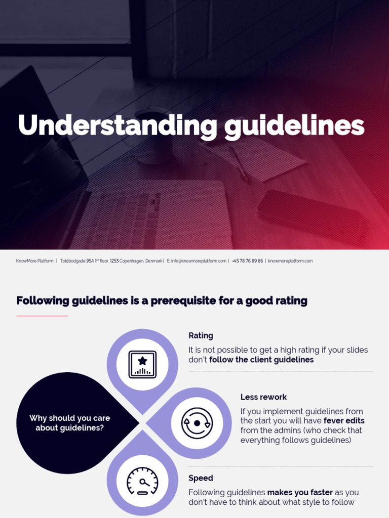 Understanding Guidelines: Knowmore Platform - Toldbodgade 95A 1 Floor ...