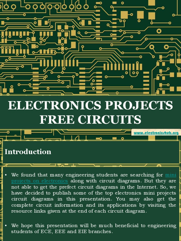 Electronics Mini Project | Descargar gratis PDF | Computing