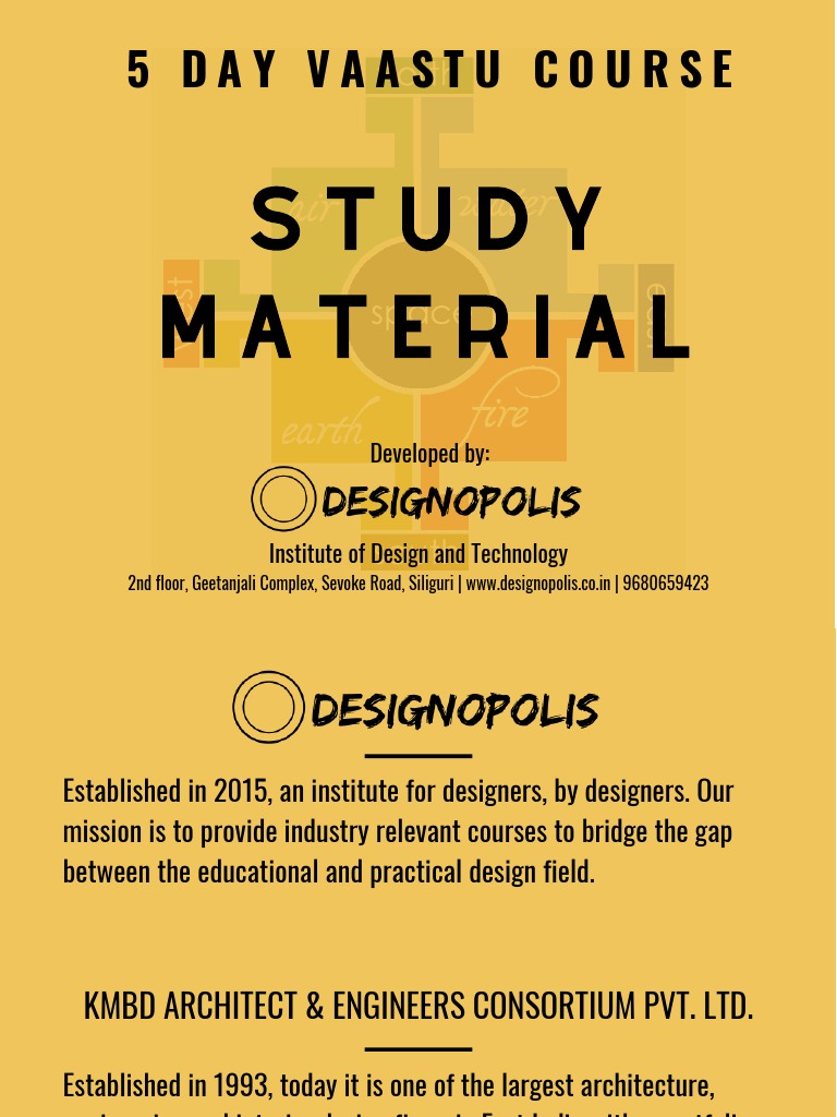 Designopolis - Vaastu Course | PDF | Compass | Kitchen