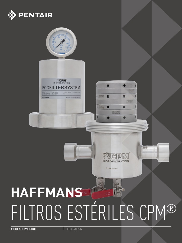 Sterile-Filters CPM PSF Haffmans Brochure SP | PDF | Filtración ...