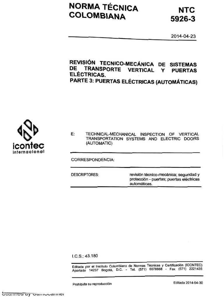 NTC 5926-3 PUERTAS - Compressed | PDF