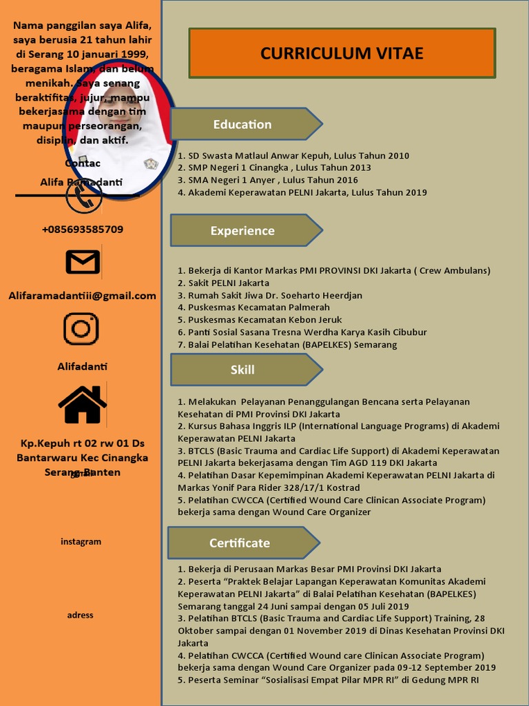 Contoh CV Edit New | PDF