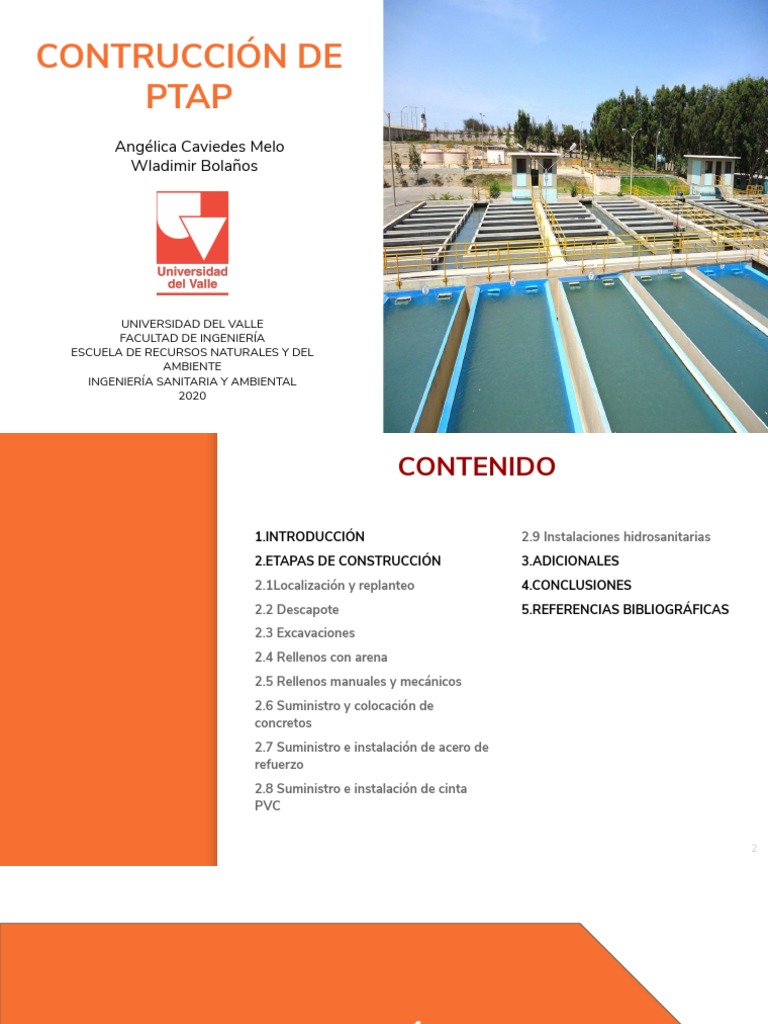 Contrucción de PTAP | PDF | Hormigón | Agua