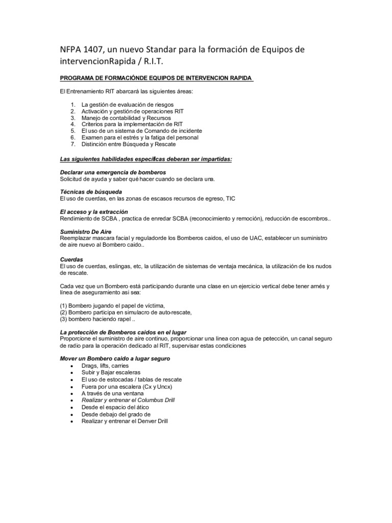 Nfpa 1407 | PDF | Business