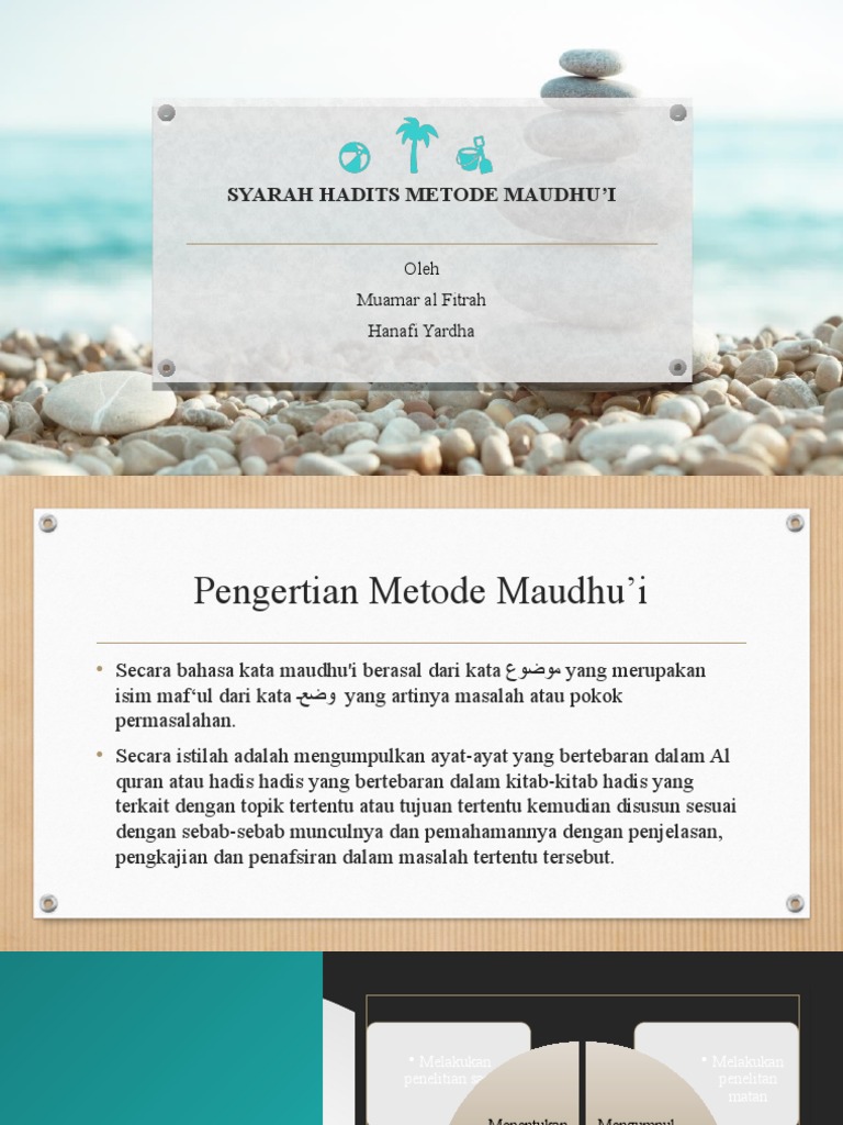 Metode Syarah Hadis Maudhu’i | PDF