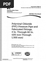 AWWA C600 1999 Installation of Ductile | PDF | Pipe (Fluid Conveyance ...