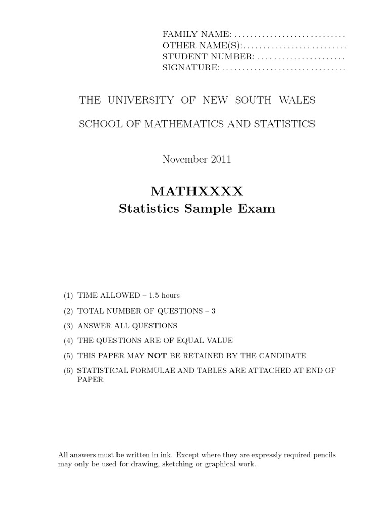 MATH2089 Stats Past Paper 2 | PDF | Analysis Of Variance | P Value