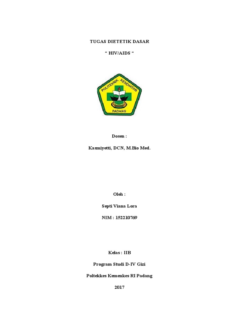 Diet Terapi untuk Pasien HIV/AIDS | PDF