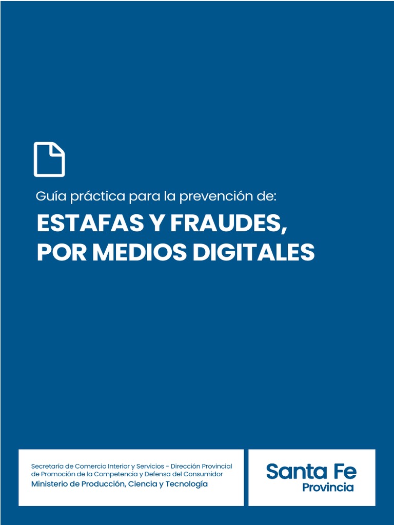 Guia Prevencion Estafas y Fraudes Por Medios Digitales | PDF | Bancos