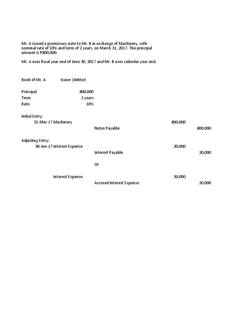 Deferrals Sample Problems - With Answers | PDF | Expense | Promissory Note