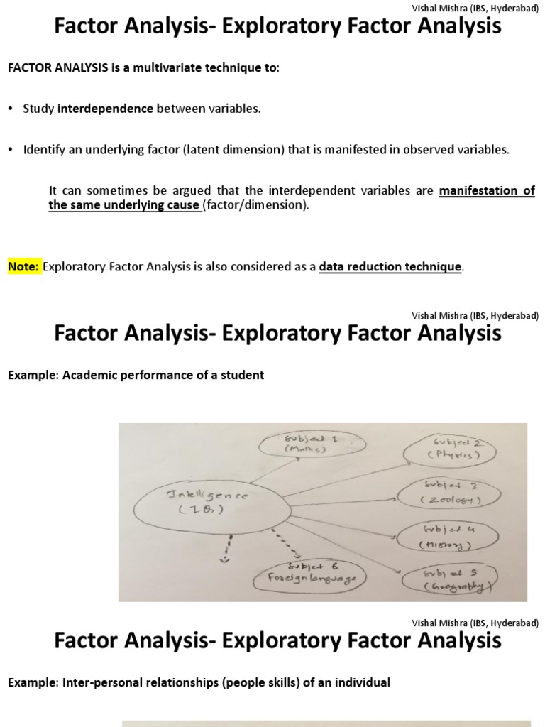 MBA 2020-21 Factor Analysis | PDF | Factor Analysis | Variance