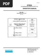 Sandvik DP1500 | PDF | Drill | Drilling