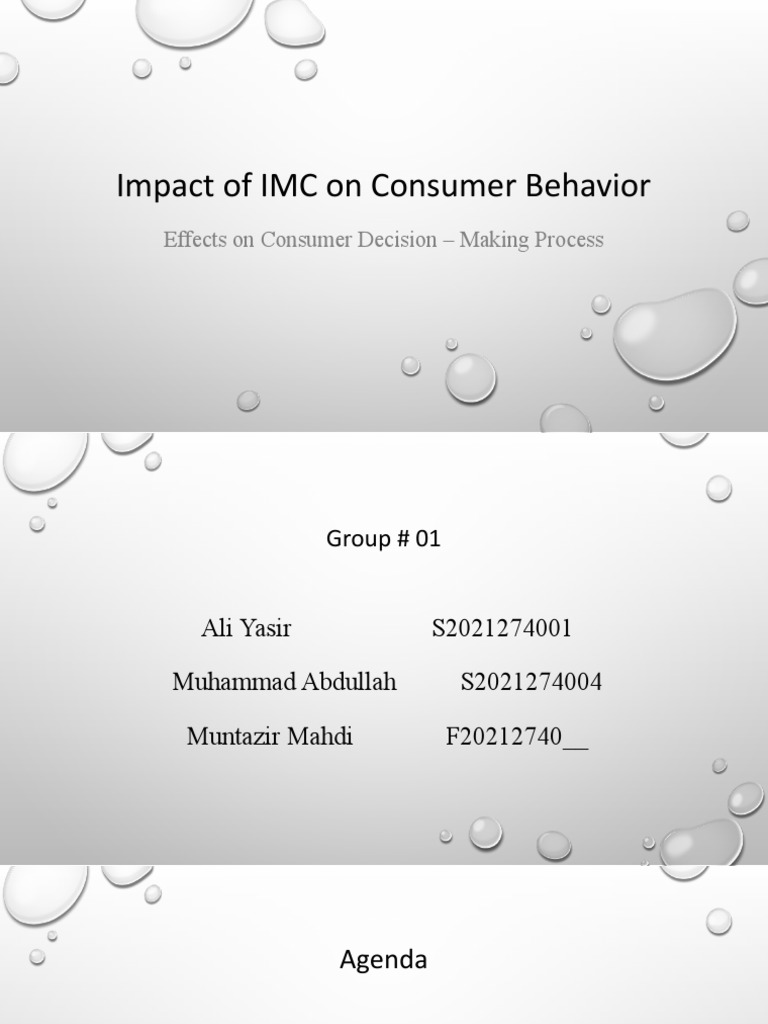 Impact of IMC On Consumer Behavior | PDF | Marketing | Consumer Behaviour