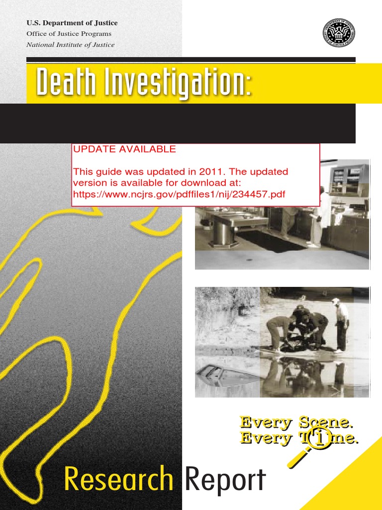 Guidelines for Death Investigators | PDF | Coroner | Death