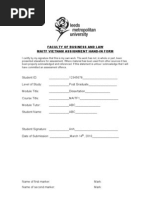 Sample of The Declaration Page of A Thesis | PDF | Career & Growth ...