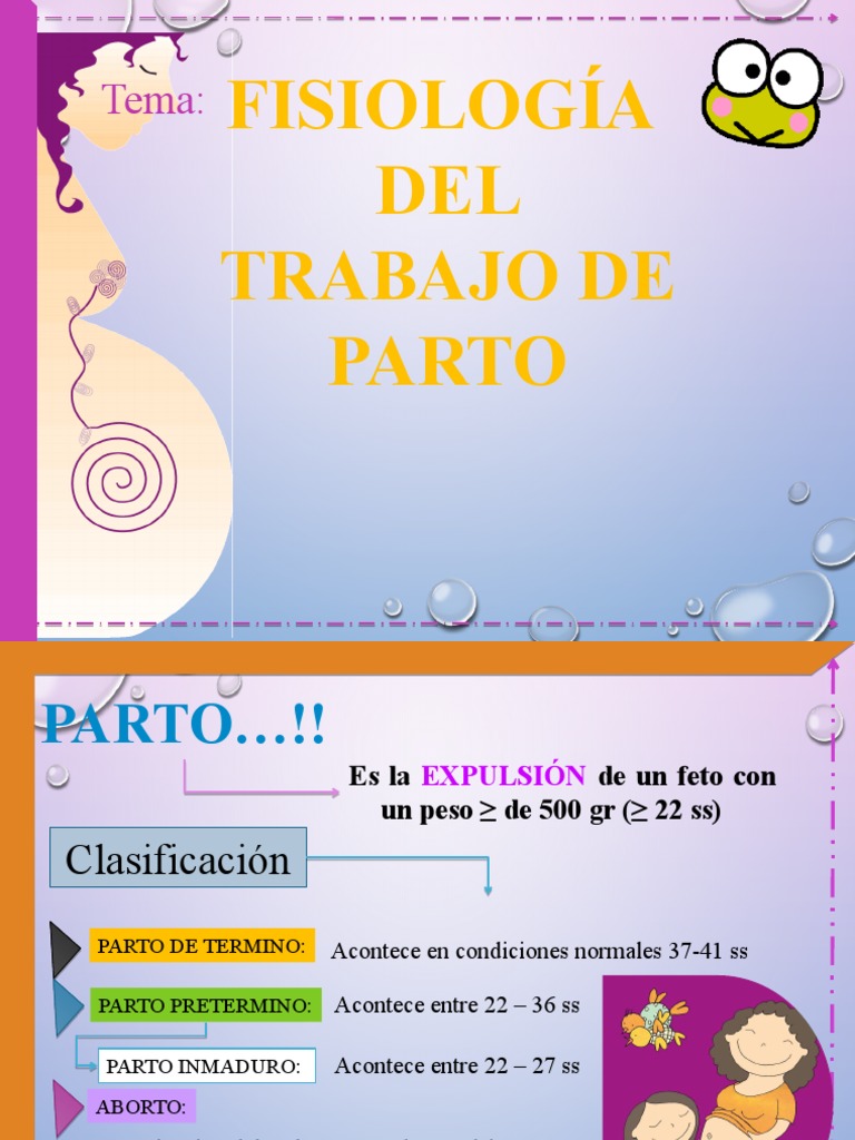 Fisiologia Del Trabajo de Parto | PDF | Parto | Contracción muscular