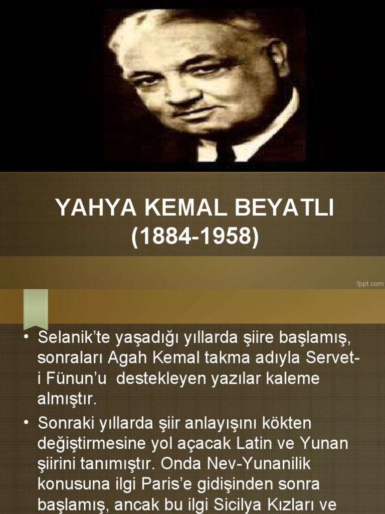 Yahya Kemal Beyatli111 | PDF