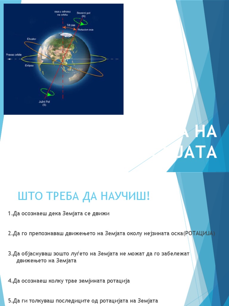 Rotacija Na Zemjata | PDF
