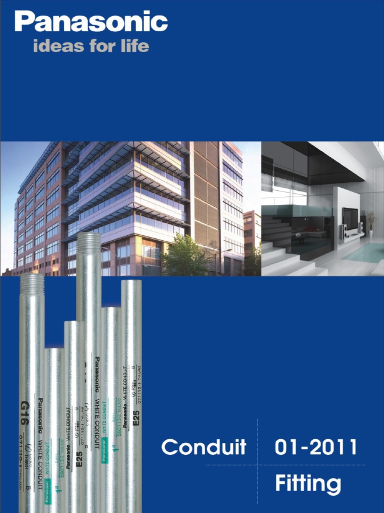 Panasonic Conduit Fittings Overview | PDF | Equipment | Plumbing