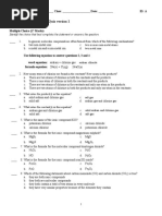 Science 10 - Chemistry Unit Test | PDF | Chemical Elements | Sulfate
