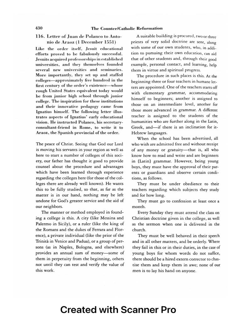 Jesuits and Counter Reformation | PDF | Catholic Church | Theology