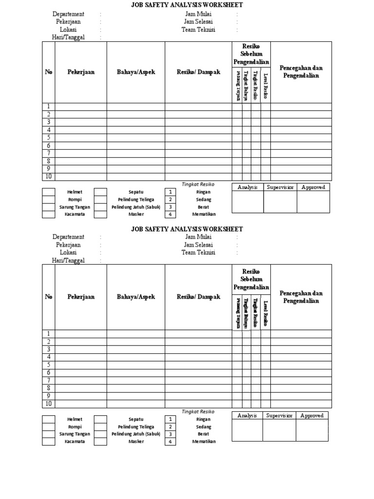 Form JSA Terbaru | PDF
