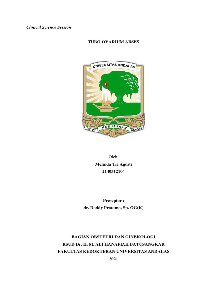 Penanganan Tubo Ovarium Abses | PDF | Sains & Matematika
