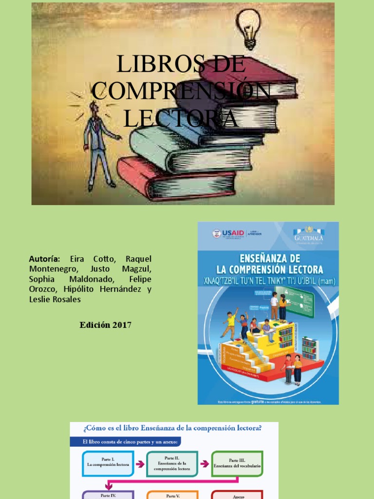 LIBROS DE COMPRENSIÓN LECTORA | PDF | Comprensión lectora | Aprendizaje