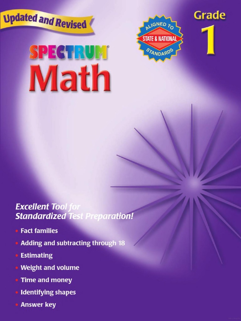Spectrum Math Grade 1 | PDF