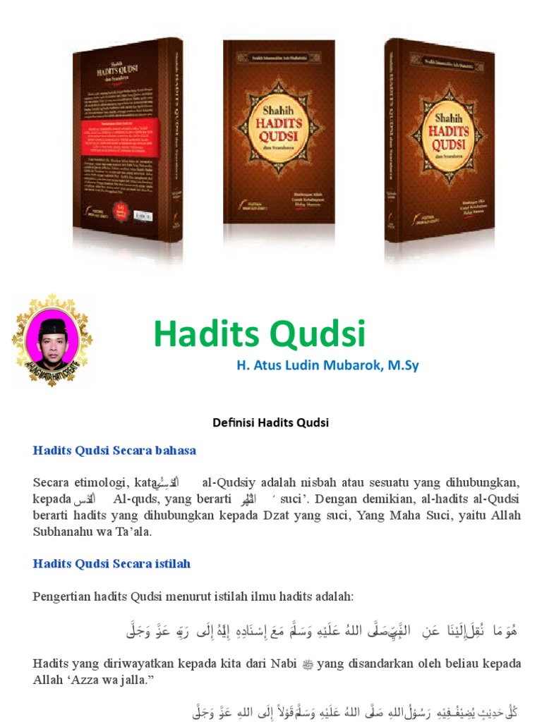 PP Hadits Qudsi | PDF | Agama & Spiritualitas
