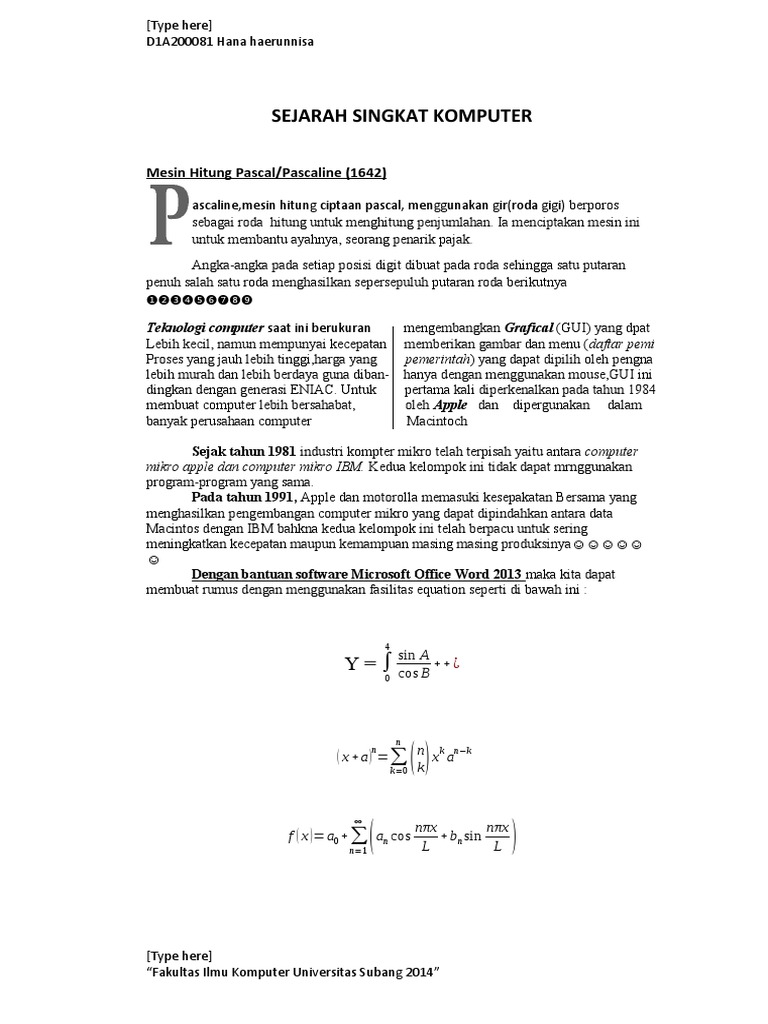 Modul 7 - Menyisipkan Symbol Dan Equation | PDF | Metode & Bahan Ajar