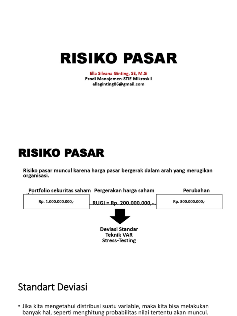 PPT Risiko Pasar | PDF