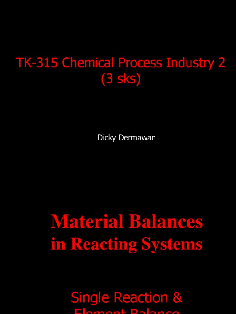 TK 315 CPI2 2 Reacting Systems | PDF | Chemical Reactions | Chemical ...