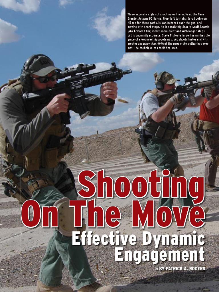 Shooting On The Move | PDF | Rifle | Magazine (Firearms)