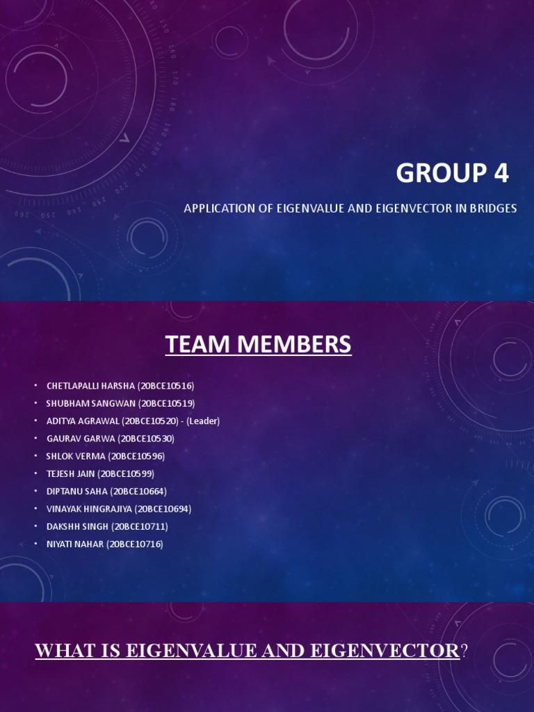 Group 4 - Activity | PDF | Eigenvalues And Eigenvectors | Applied And Interdisciplinary Physics