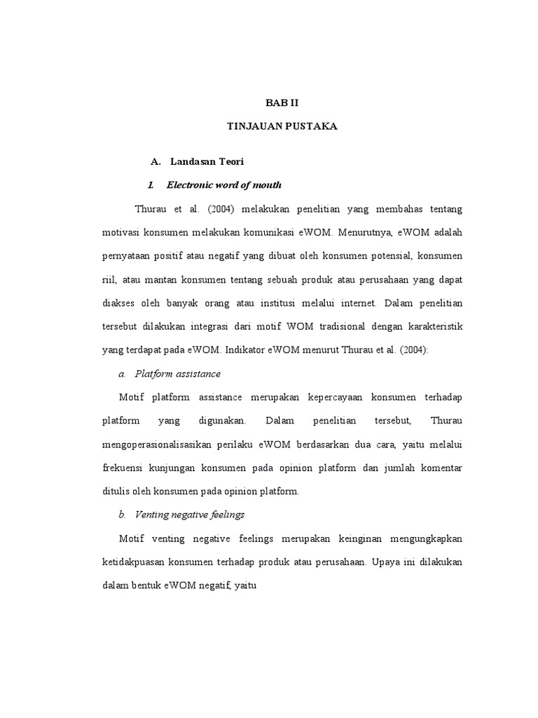 Bab 2 Maysi Ewom | PDF