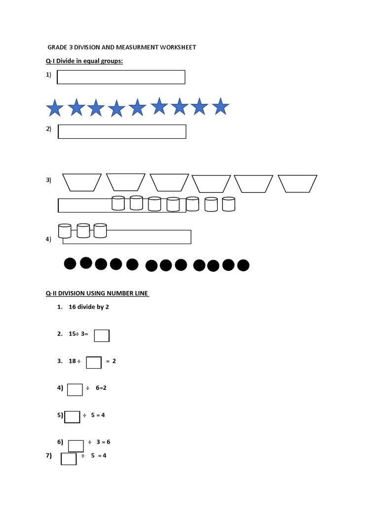 Grade 3 Division Worksheet-2 | PDF | Teaching Methods & Materials