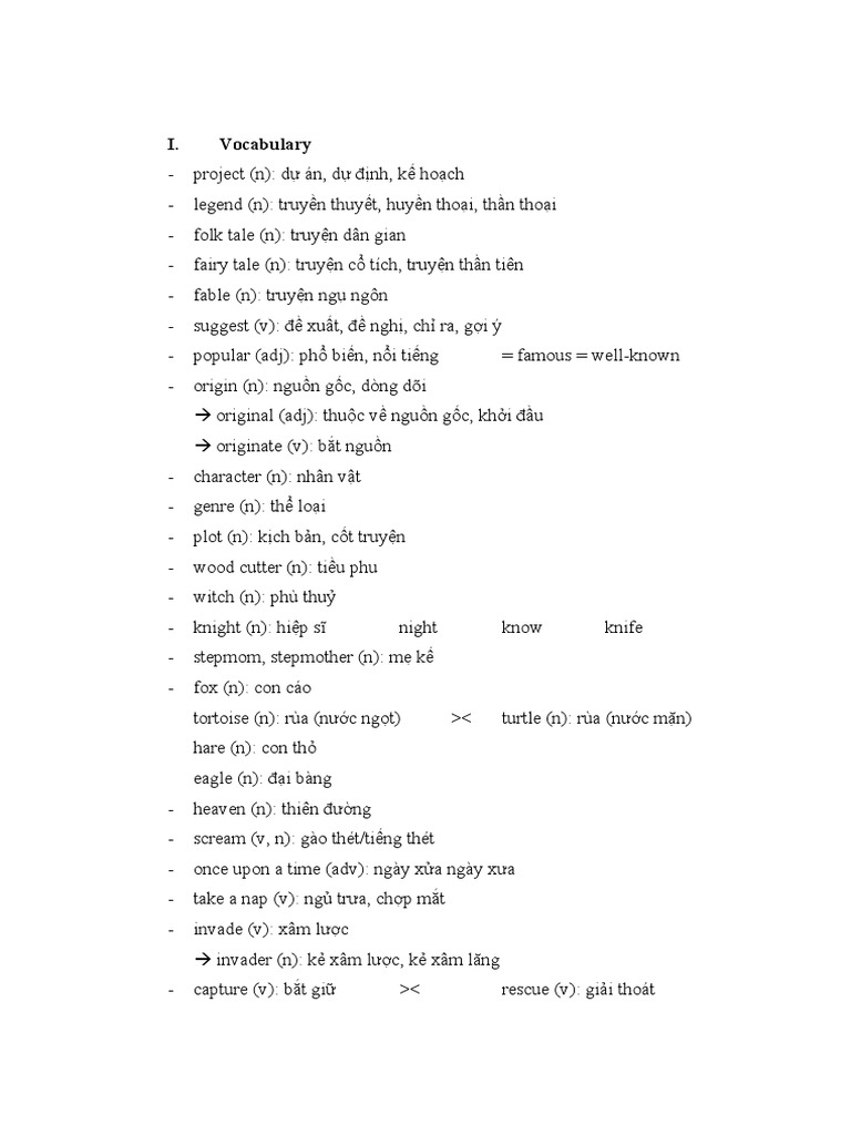Unit 6 - Folk Tales | PDF