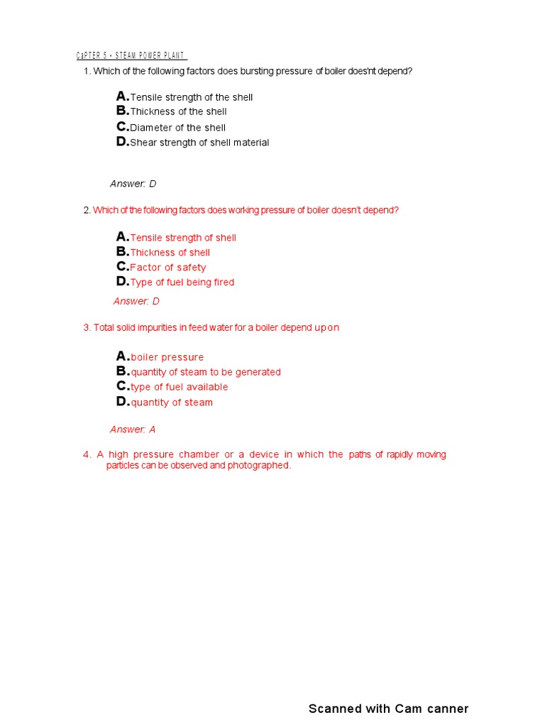 001 - Steam PP and Boiler | PDF | Boiler | Steam